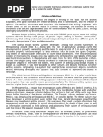 Evolution of Ancient Writing Systems | PDF | Writing | Egyptian Hieroglyphs
