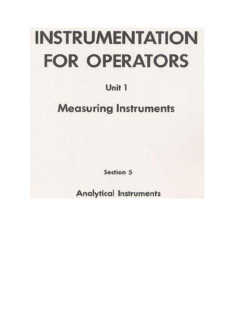 Measuring Instruments, Unit 5 | PDF