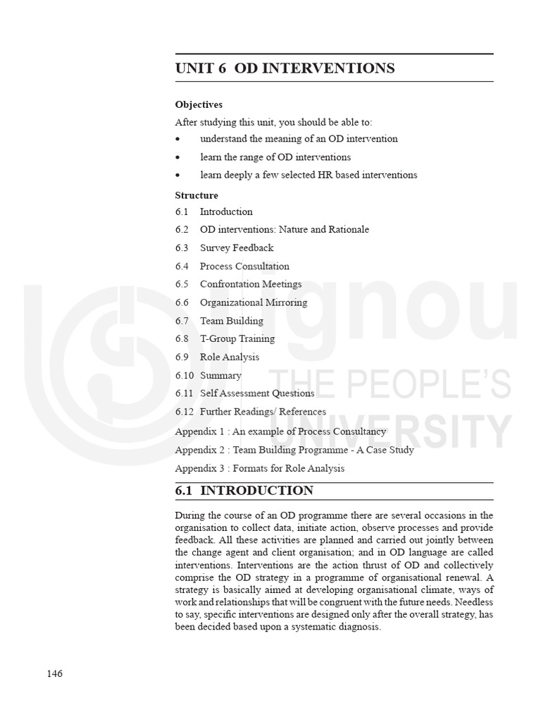 Understanding OD Interventions in HR | PDF | Organization Development ...