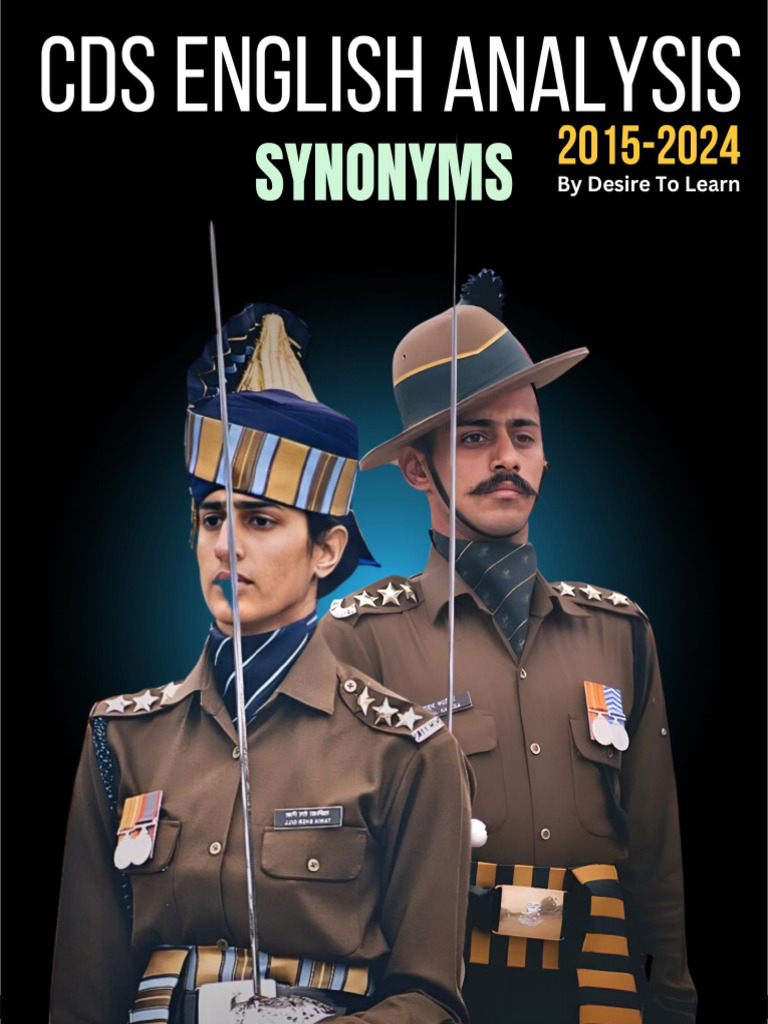 Cds Eng Synonyms Pyq Analysis (2015-2024) by DTL | PDF