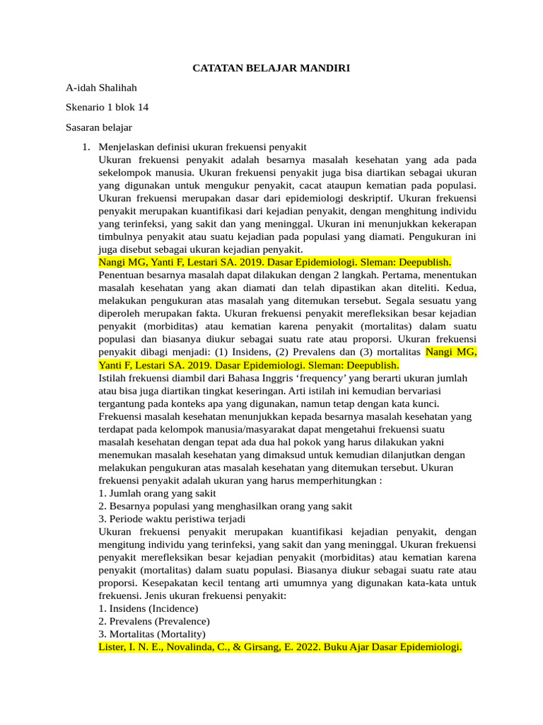 Sarbel Skenario 1 | PDF