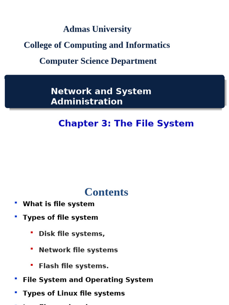 Chapter 3 - The File System | PDF | File System | Computer File Chapter 3 - The File System | PDF | File System | Computer File