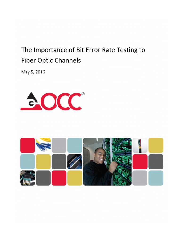 White Paper - (BERT) Bit Error Rate Testing | PDF | Computer Network ...