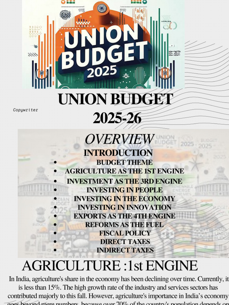 union budget | PDF
