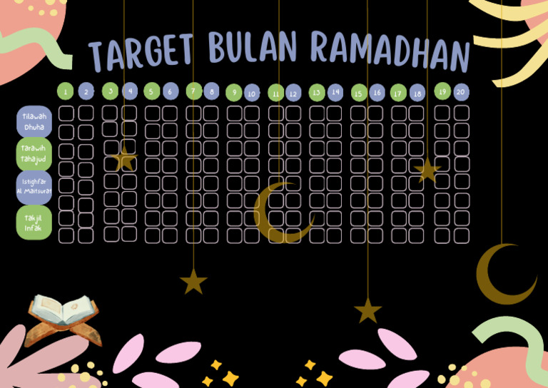 Putih Simpel Ceklis Jadwal Sholat Sunnah Harian | PDF