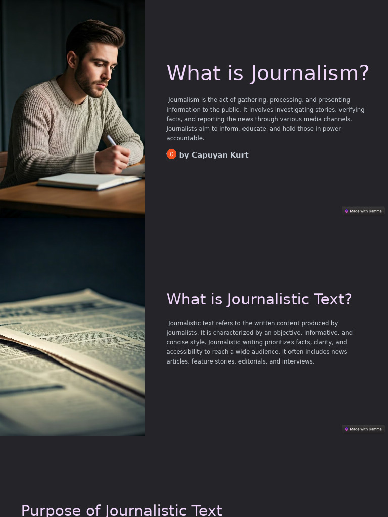 What-is-Journalism | PDF | Journalism | News