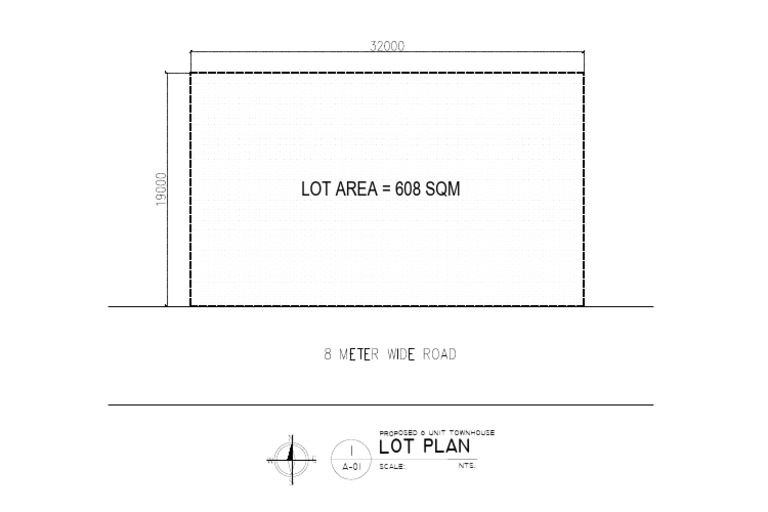 Lot Plan 6 Unit Town House | PDF