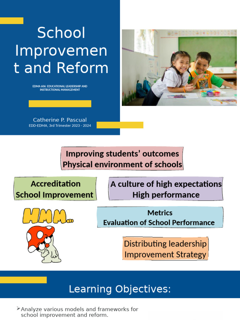 School Improvement and Reform | PDF | Education Reform | Goal