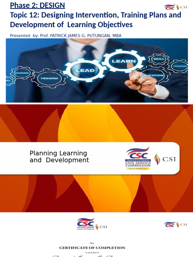 Designing Effective Learning Plans | PDF | Learning | Goal