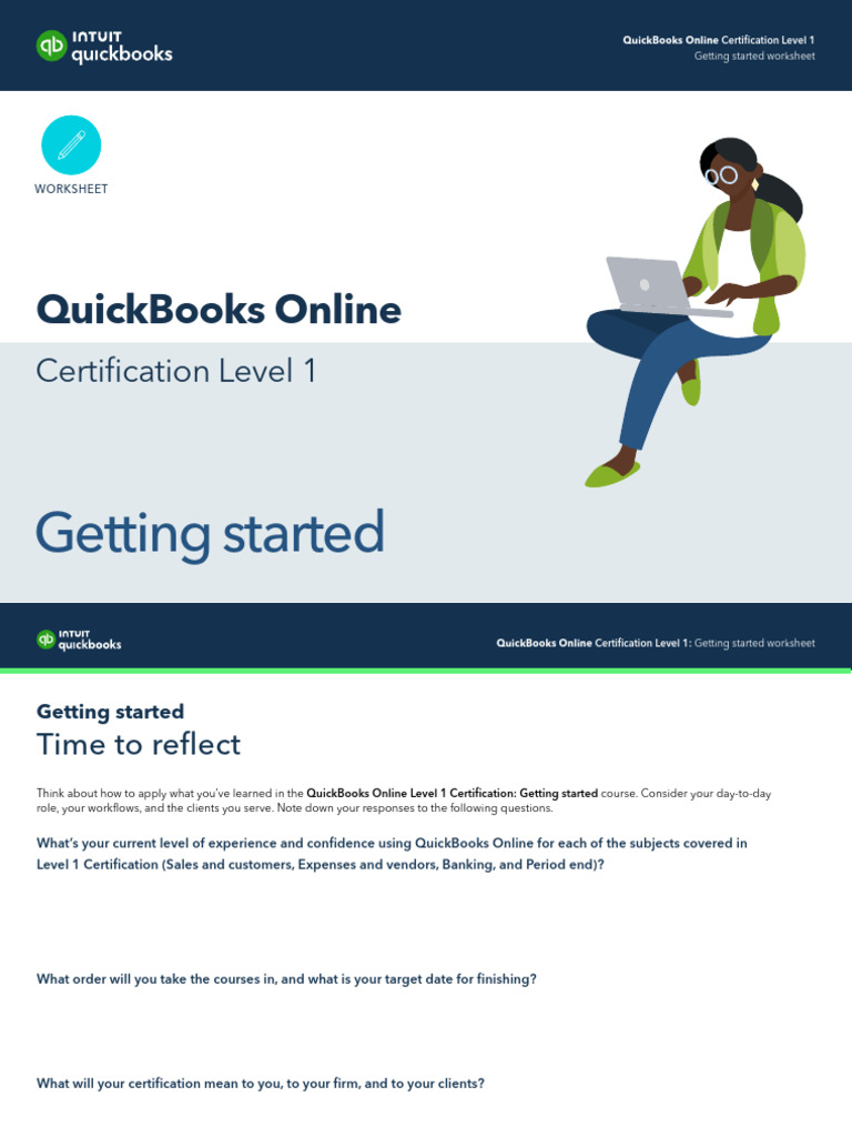 Worksheet - Getting Started | PDF | Quick Books | Banks
