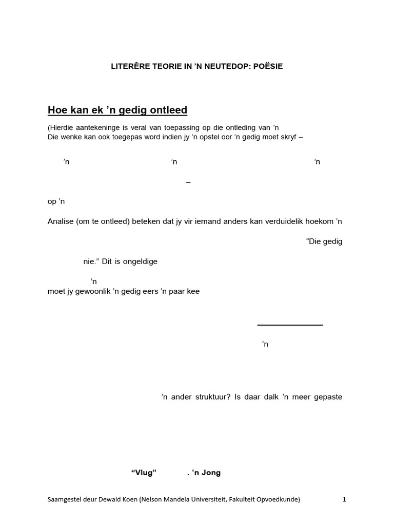Gedig | PDF