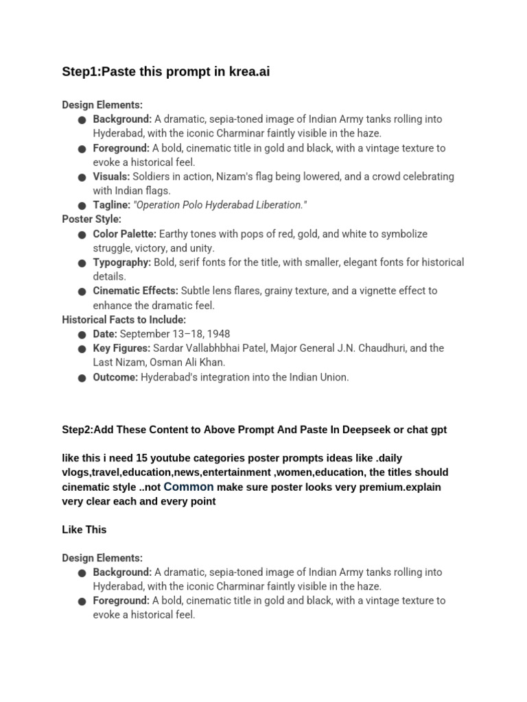 Poster Design Prompts | PDF | Typefaces | Typography