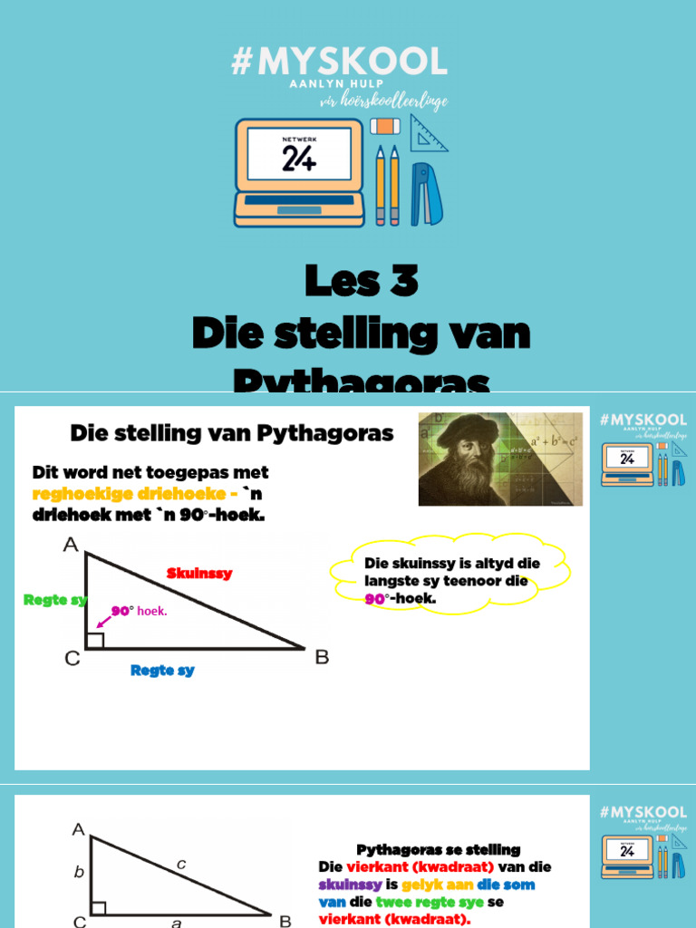 Pythagoras Se Stelling | PDF