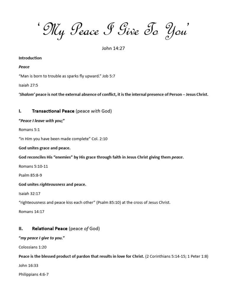 2024-09-22 - 'My Peace I Give You' - Mark Mann (92224172646662) | PDF