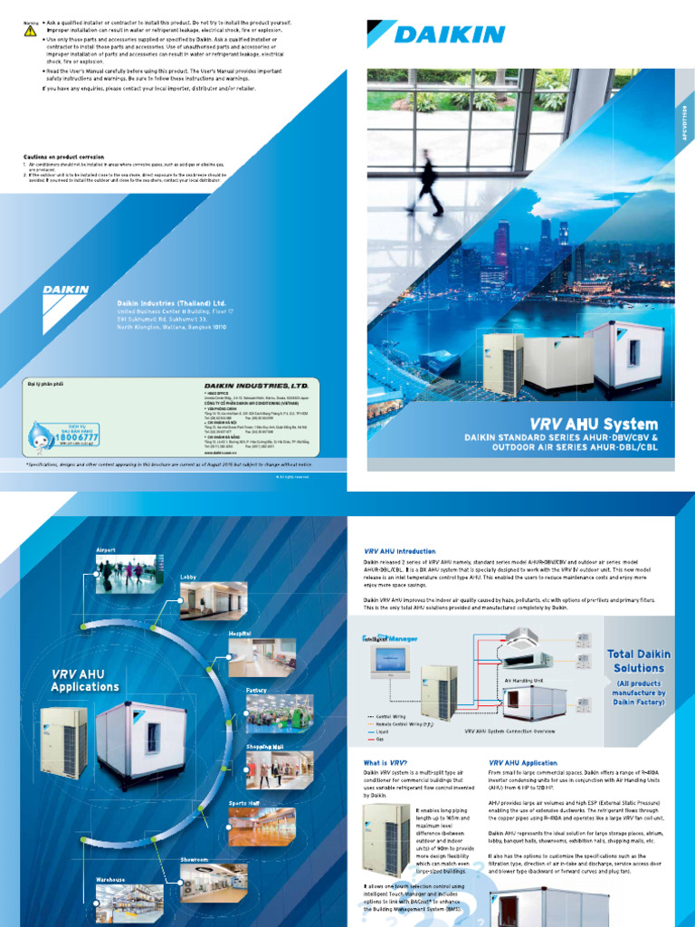 VRV Iv Ahu Apcvdt1509 | PDF