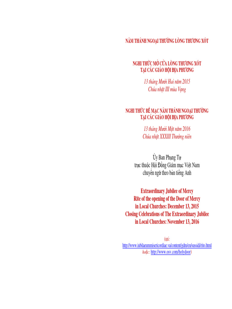 Nghi TH C M C A Thánh | PDF