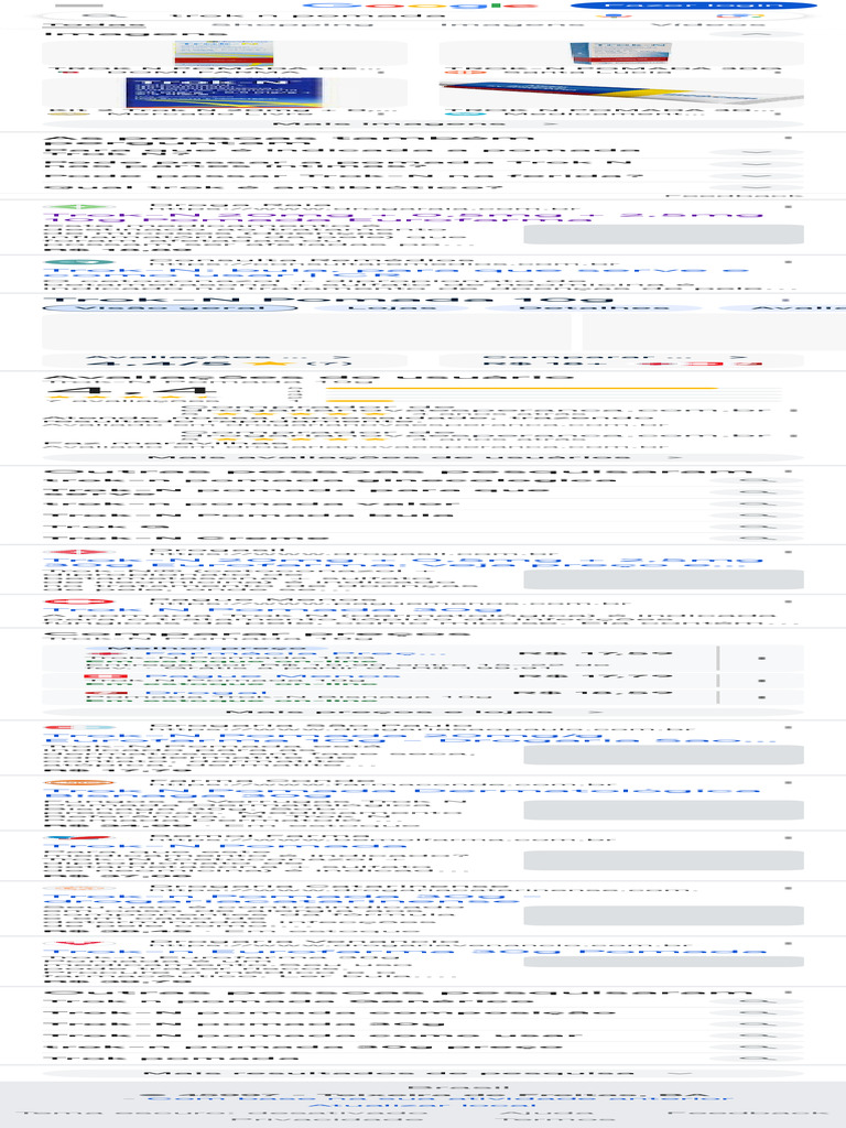 Trok-N Pomada: Indicações e Preços | PDF | Farmacologia | Medicina Clínica
