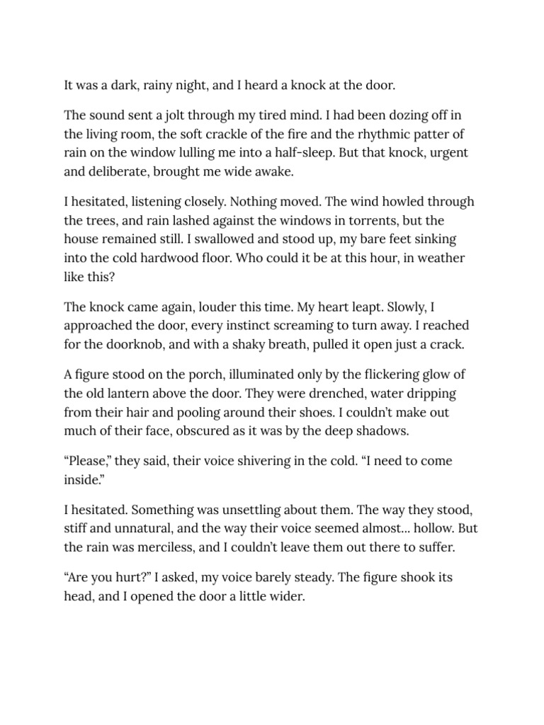 Short Story - Knock at Knight | PDF