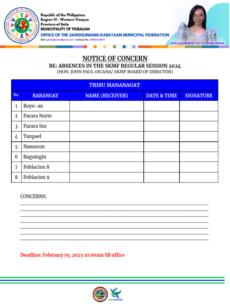 Receiving Copy (Tribe).Docx | PDF