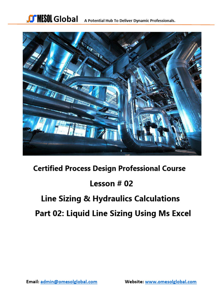 Practical Process Design Training For Engineers! - 1 | PDF | Liquids ...