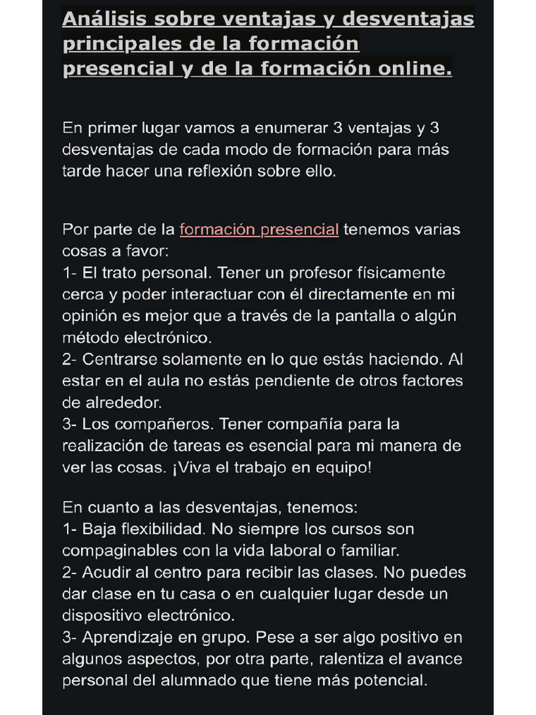 Ventajas_Desventajas | PDF