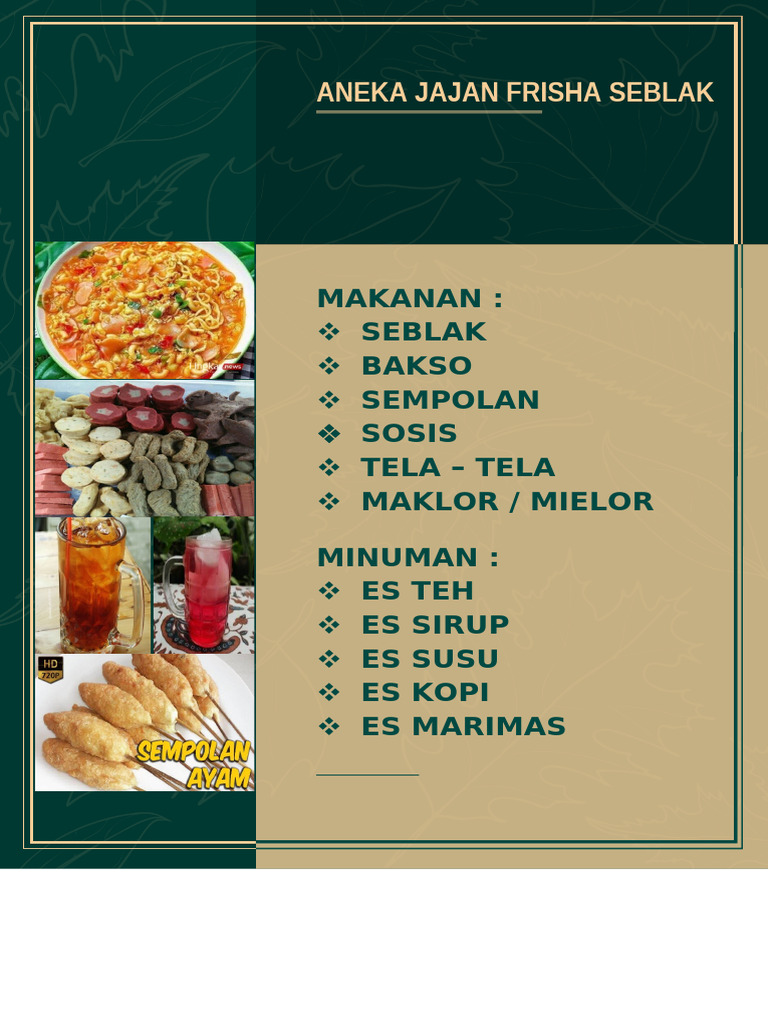 ANEKA JAJAN FRISHA SEBLAK | PDF