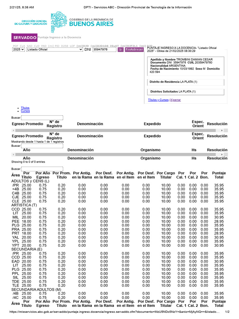 DPTI - Servicios ABC - Dirección Provincial de Tecnología de La ...