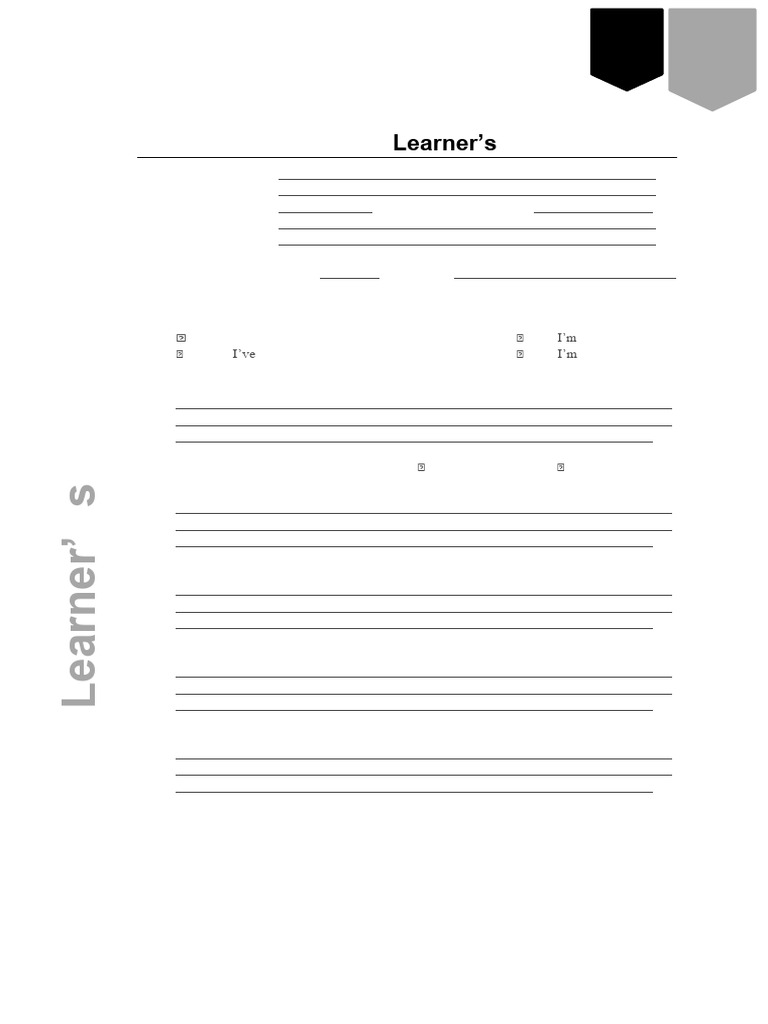 LEARNING FEEDBACK FORM 02 | PDF