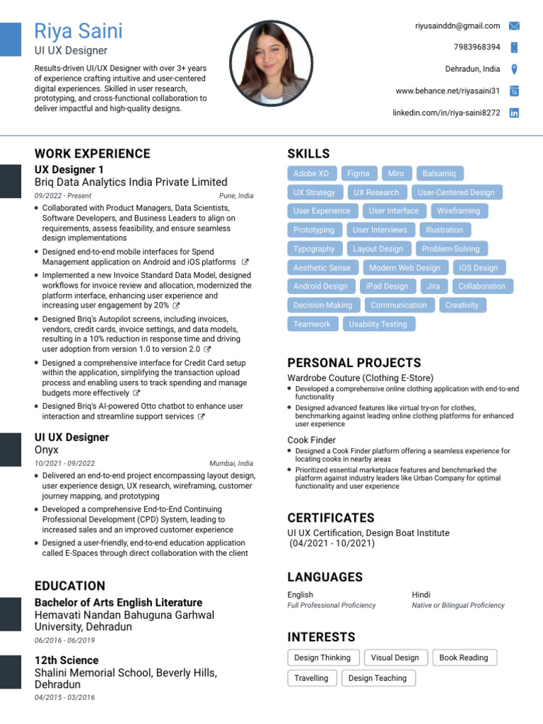 Riya Saini UX PDF | PDF | User Interface | Computing