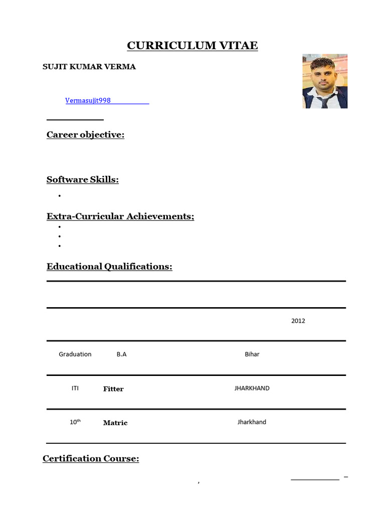 Sujit Cv Safety New Update Resume PDF | PDF | Safety | Occupational ...