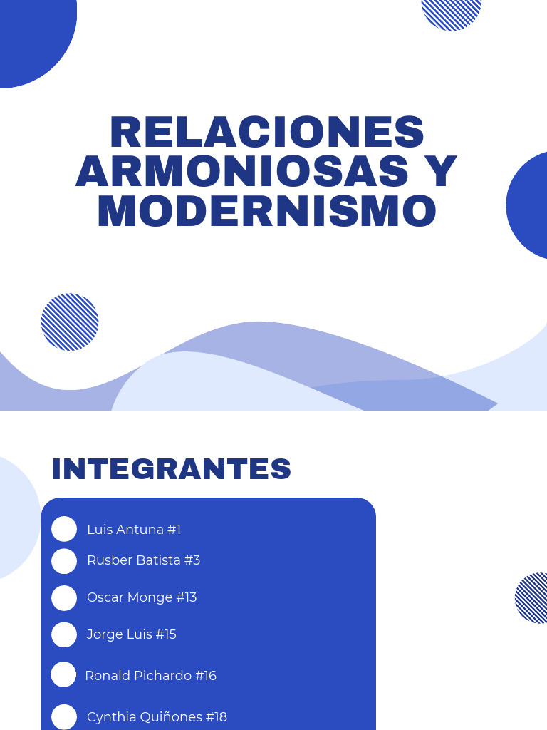 Presentación Del Modernismo Grupo #4 | PDF | Individualismo | Art Nouveau