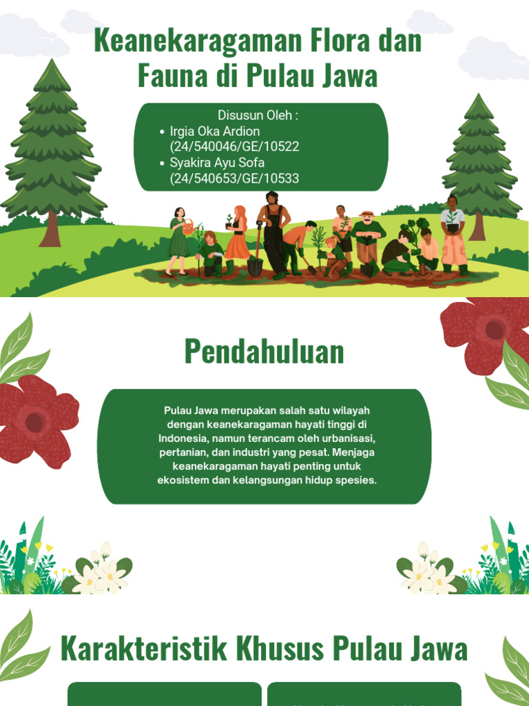 Keanekaragaman Flora Dan Fauna Di Pulau Jawa PDF | PDF