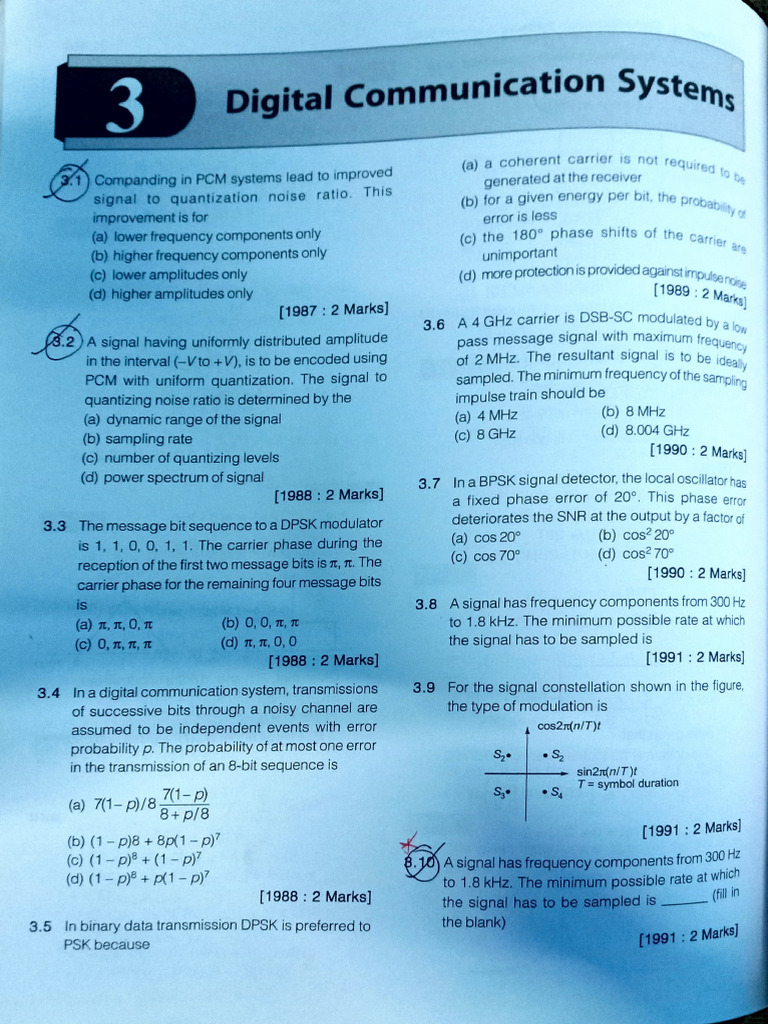 Digital Communication Systems | PDF | Frequency Modulation | Sampling (Signal Processing)