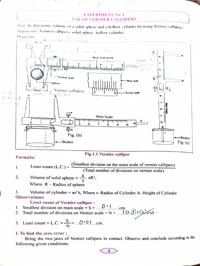 11th STD Practicals | PDF