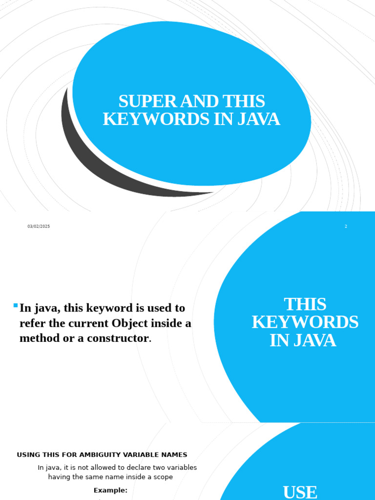 This and Super Keyword | PDF | Class (Computer Programming) | Inheritance (Object Oriented ...