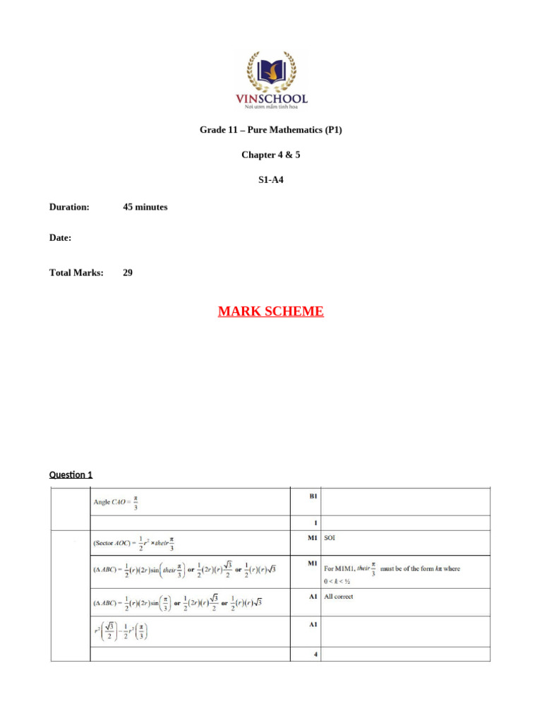 S1.A4 Chapter 4 5 Assessment v1 MS | PDF