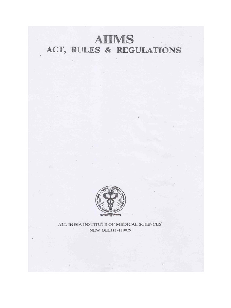 Aims Rules Regulations | PDF
