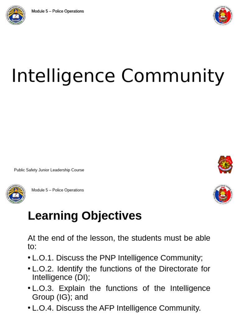 Intelligence-Community | PDF | Police | Counterintelligence