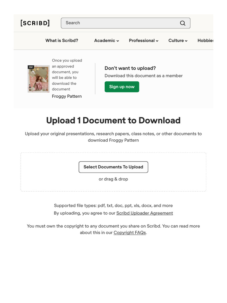 Upload a Document | Scribd | PDF | Scribd | Computing