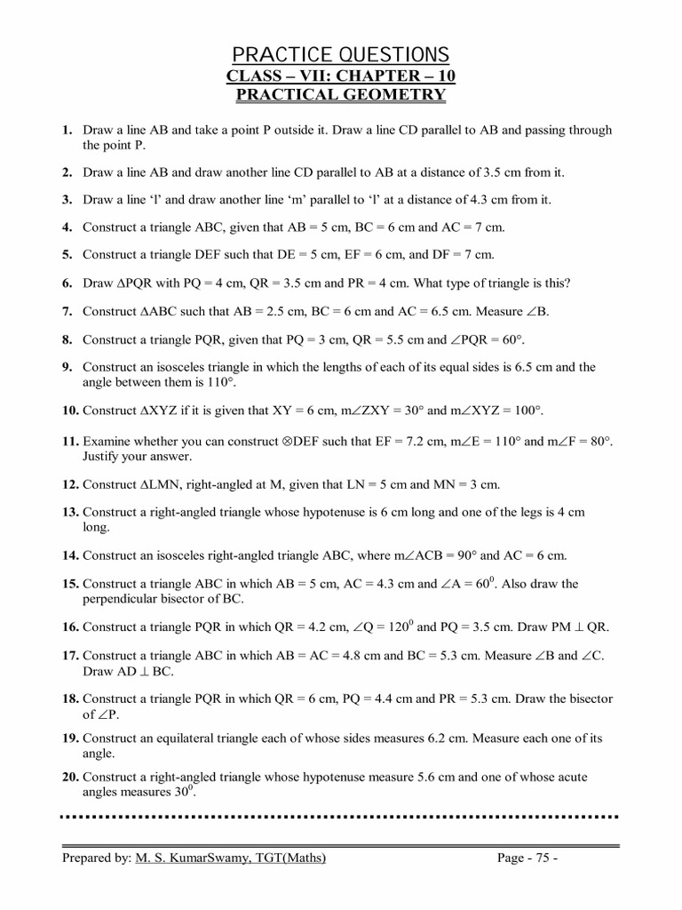 Practical Geometry | PDF