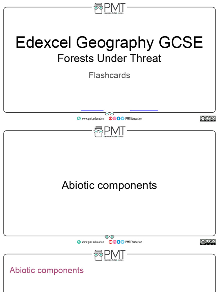 Forests Under Threat: GCSE Geography | PDF | Ecosystem | Rainforest