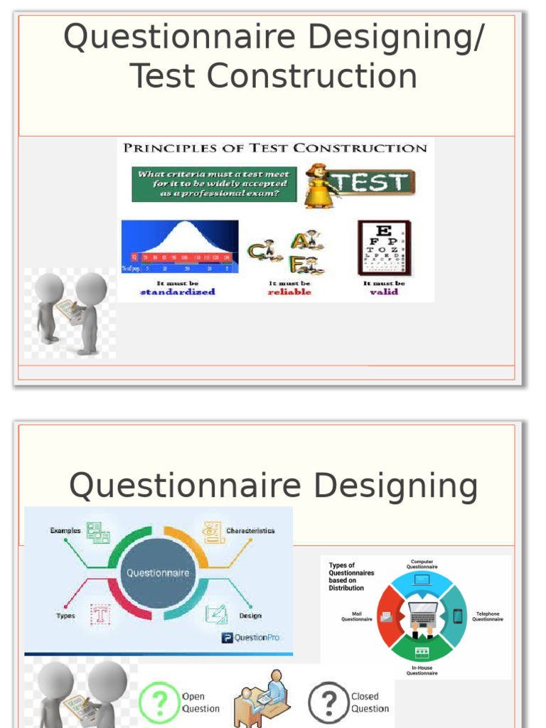 RM - Questionnaire Design | PDF | Multiple Choice | Validity (Statistics)