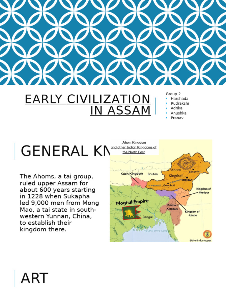 Early Civilization in Assam: Ahom Rule | PDF