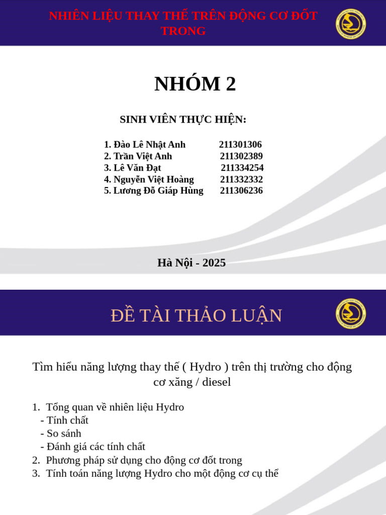 NHIÊN LIỆU HYDRO PP | PDF
