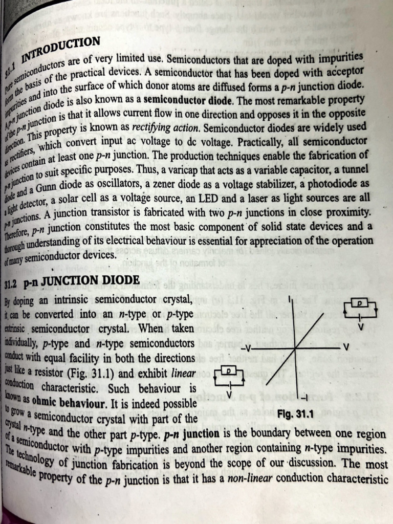 EP - Module 2 Junction Diodes | PDF | P–N Junction | Diode