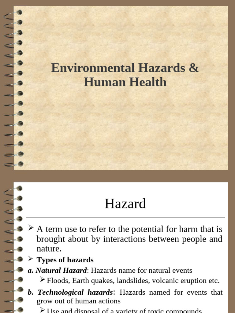 Environmental Hazards Impacting Health | PDF | Earthquakes | Hazards