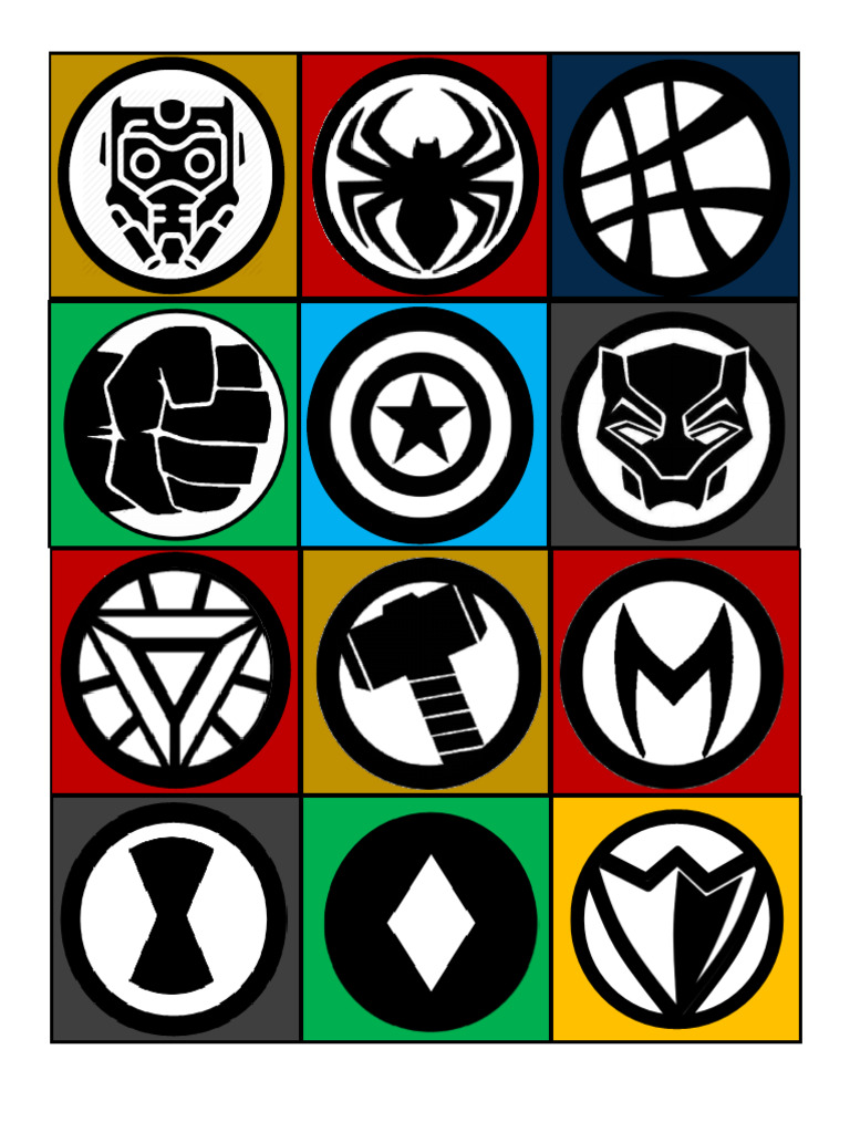 Marvel Icon Match Game | PDF
