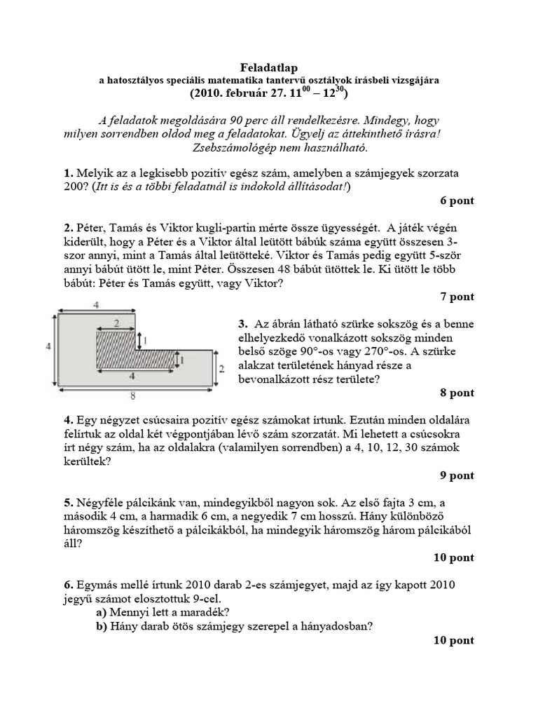 Spechat 100227 Feladatlap | PDF