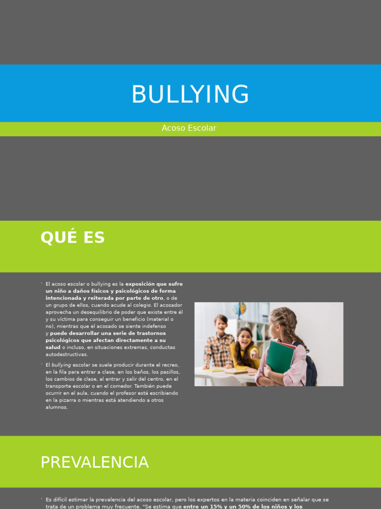 Guía Completa sobre el Bullying Escolar | PDF | Autismo | Salud mental