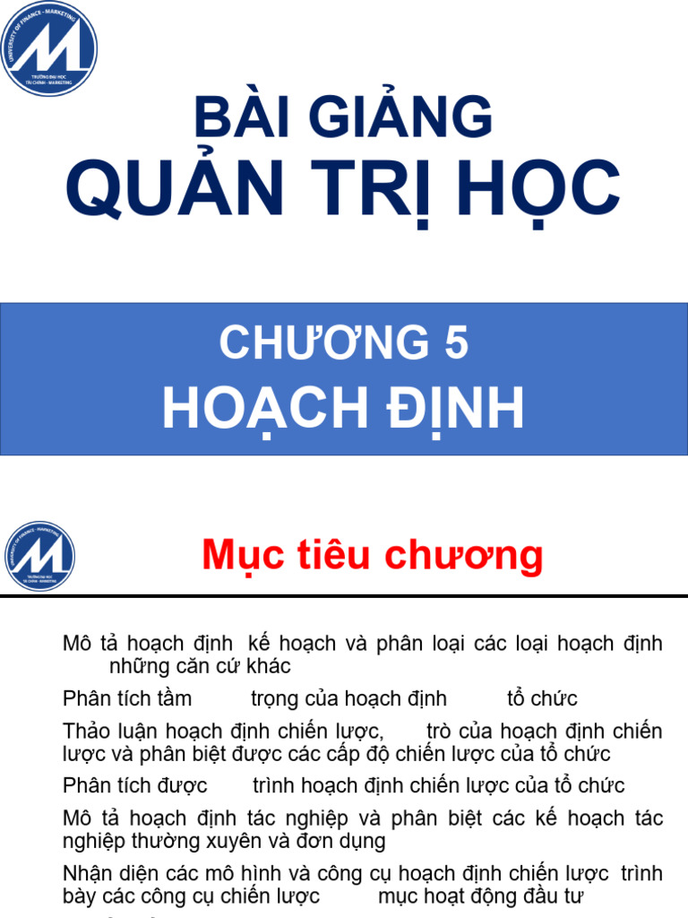 Chuong 5_hoach Dinh | PDF